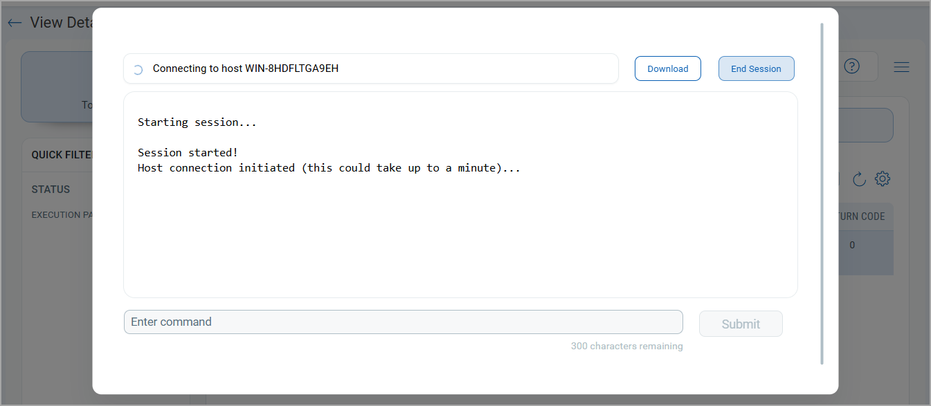 Execute Shell Commands on Assets