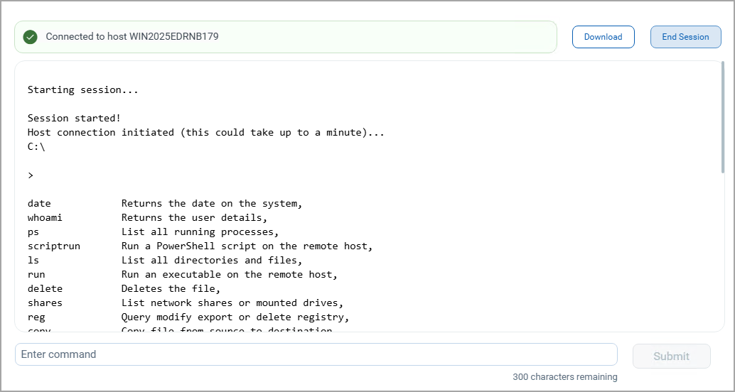 Execute Shell Commands on Assets