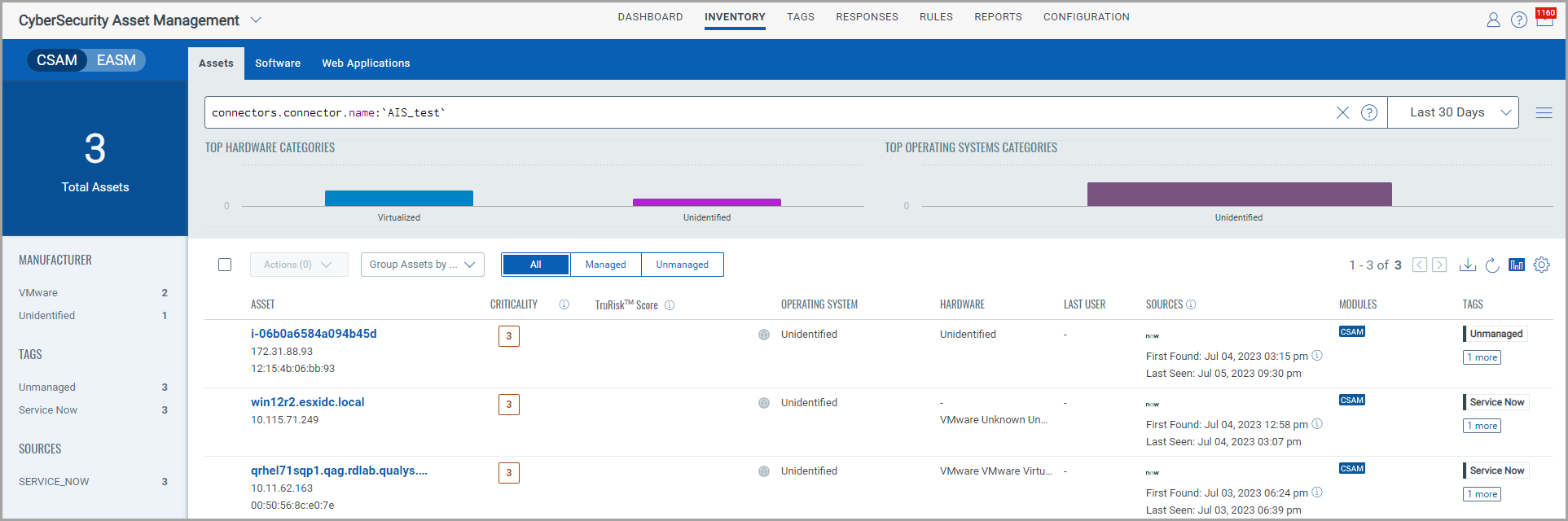 ServiceNow Inventory