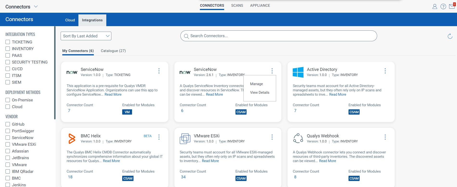 ServiceNow Inventory