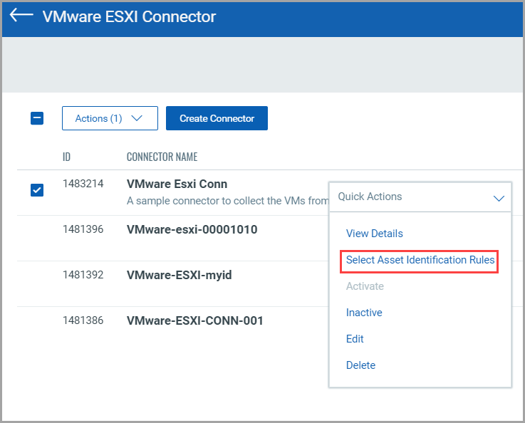 VMWare Esxi Connector