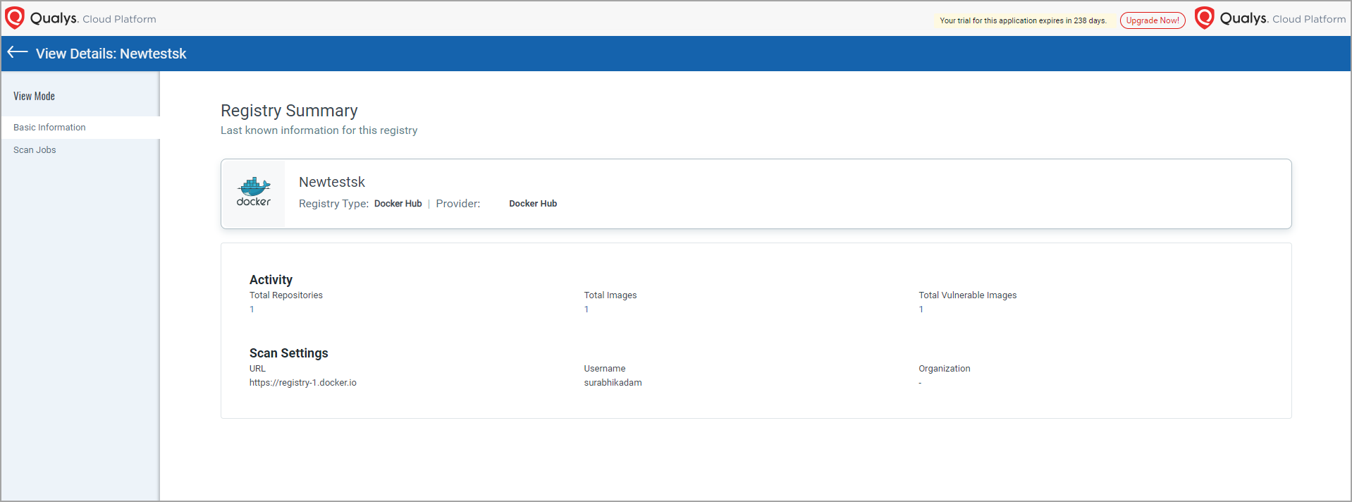 Adding a New Registry to Scan