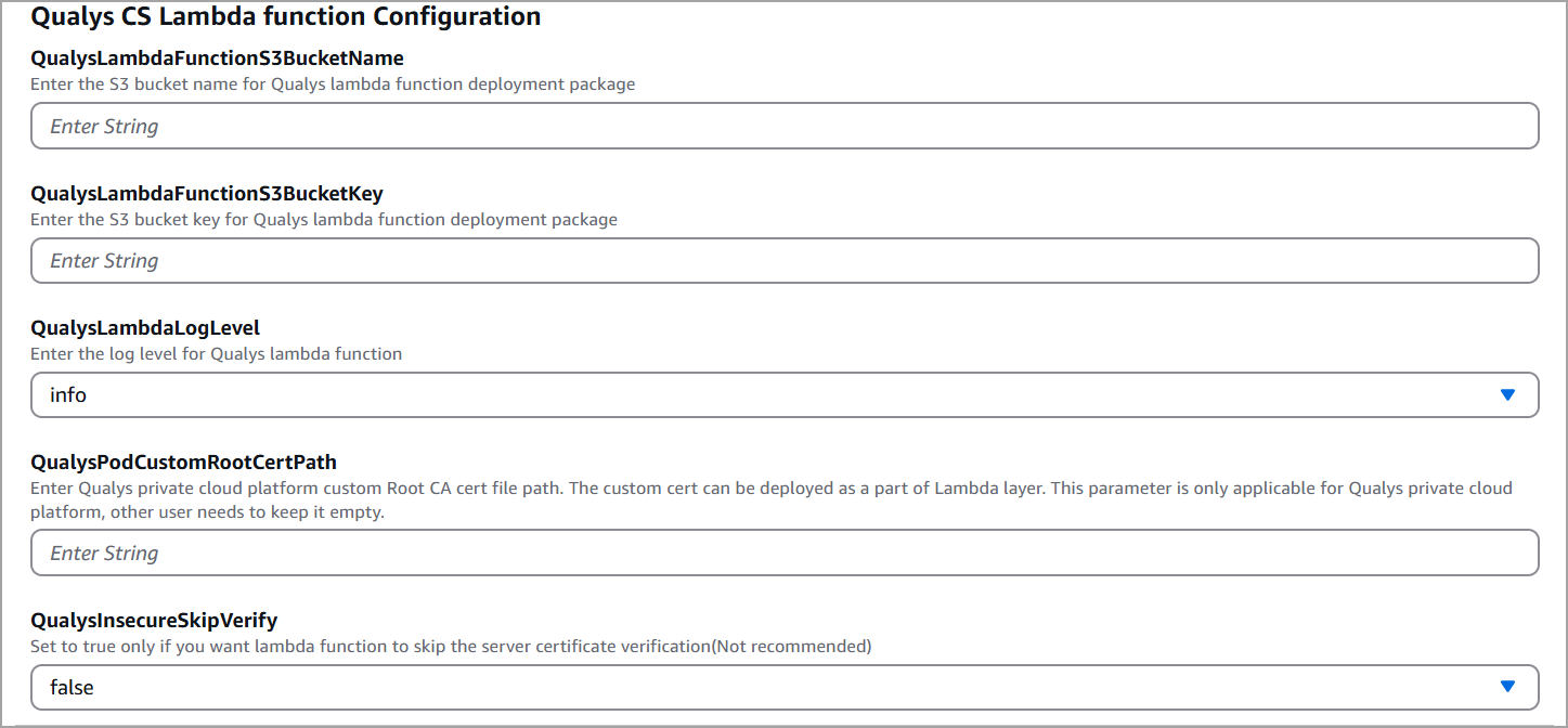 How to deploy the stack using AWS Console