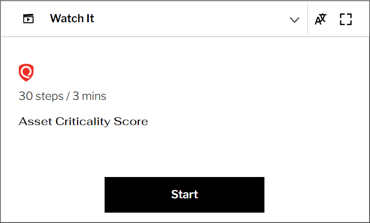 Asset Criticality Score (ACS)