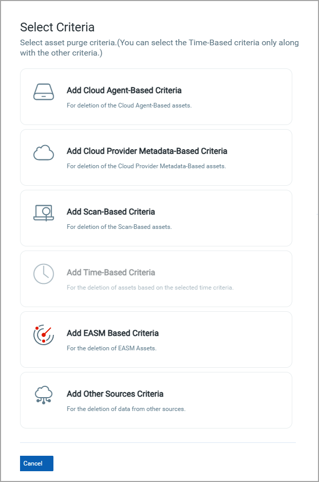 Create Asset Purge Rules