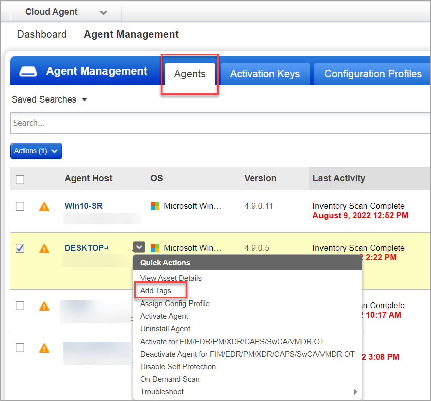 Create and Assign Tags