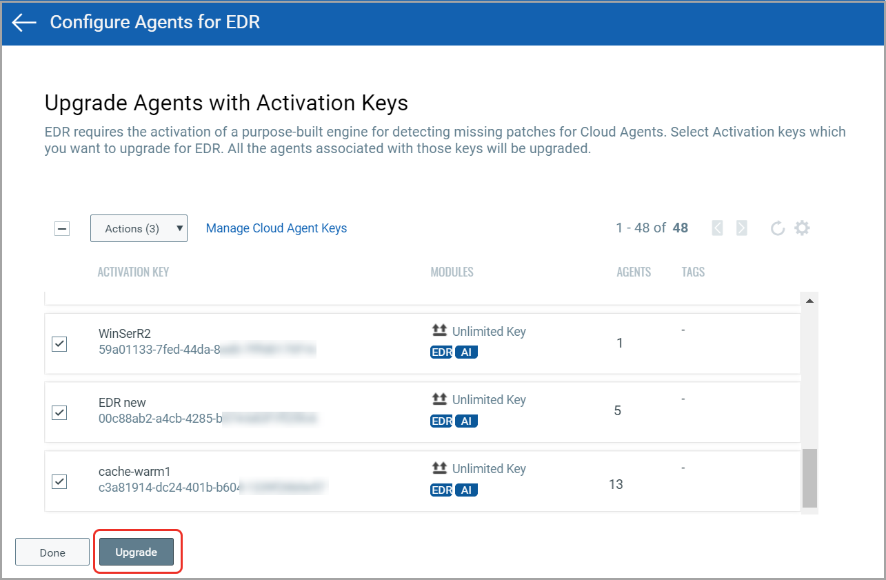 Download and Configure Cloud Agents for EDR