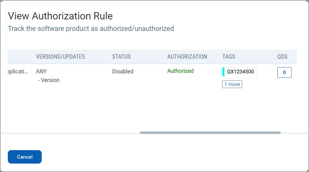 Create Software Rule