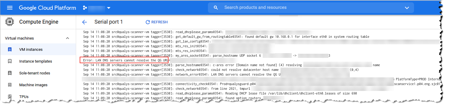 Diagnosing Common Errors in Scanner Appliance Deployment
