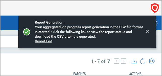Generating Aggregated Job Progress Report-Windows