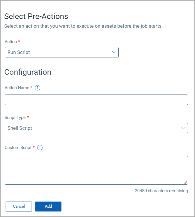 About Pre-Actions and Post-Actions