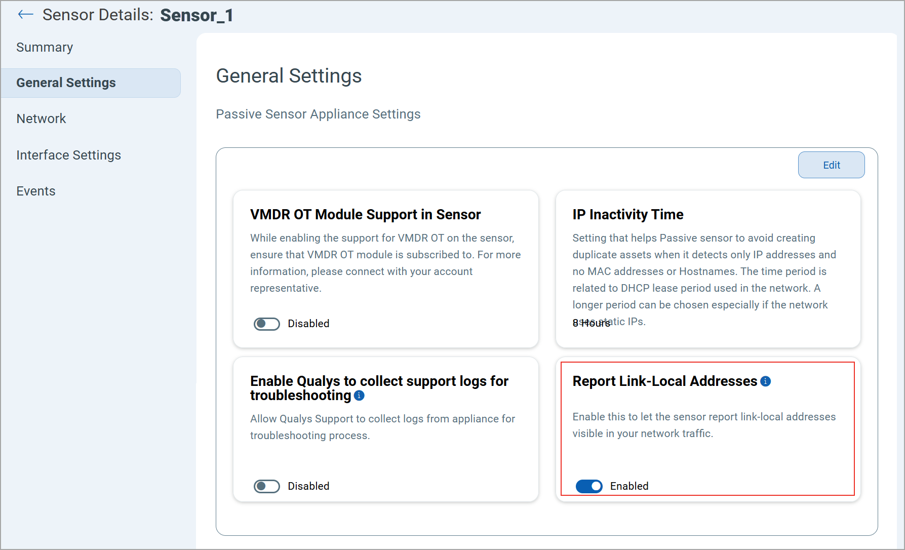 Network Passive Sensor Release 2.0