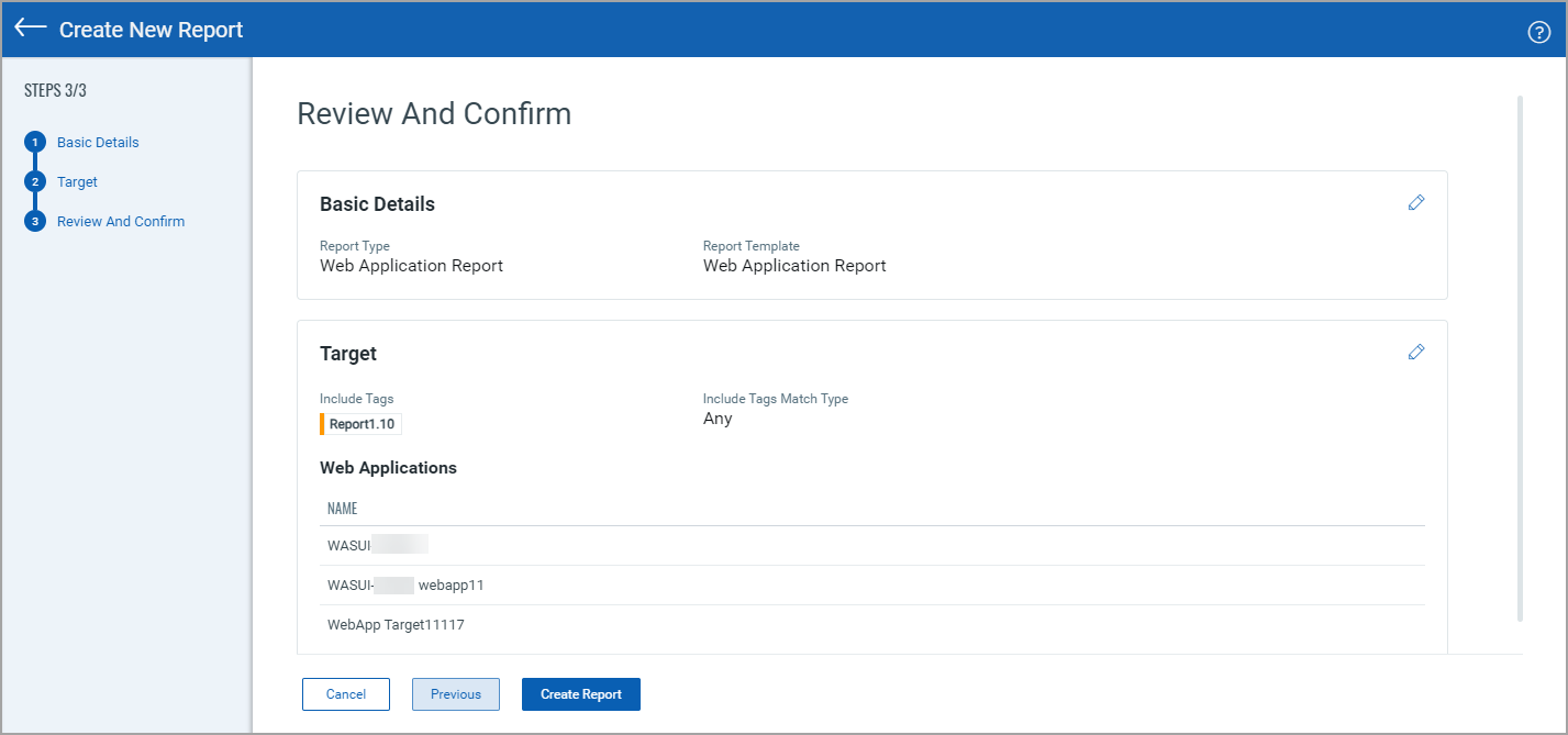 Report - Review and Confirm