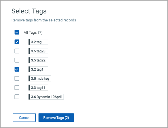 Tag Report Template