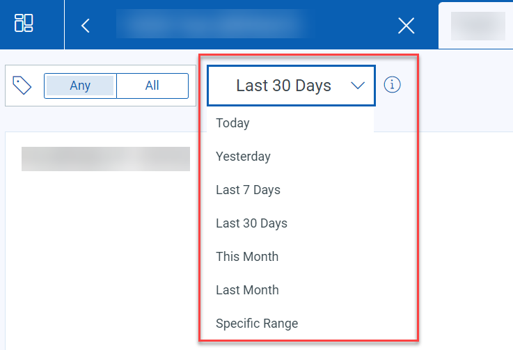 Time Filter for Dashboards