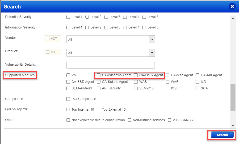 How to find QIDs that can be detected by Cloud Agents
