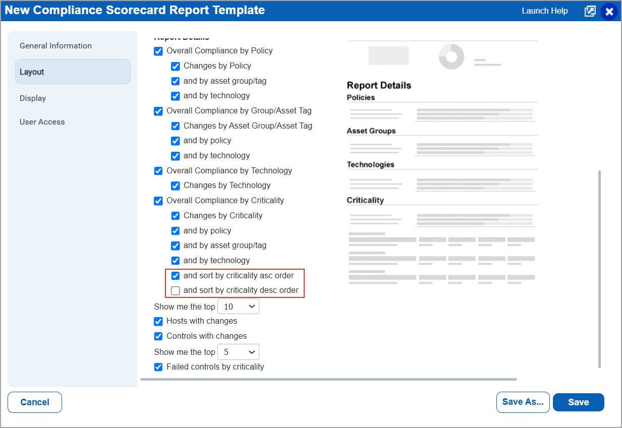Configure Compliance Scorecard Report Templates