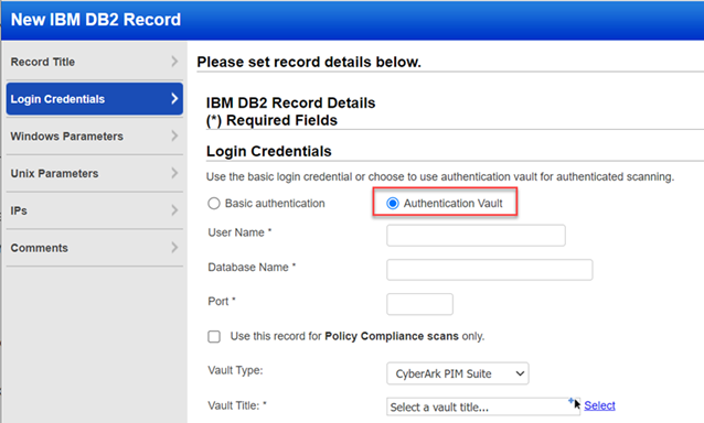 Set Up IBM DB2 Authentication