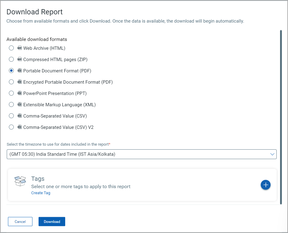 Web Application Report